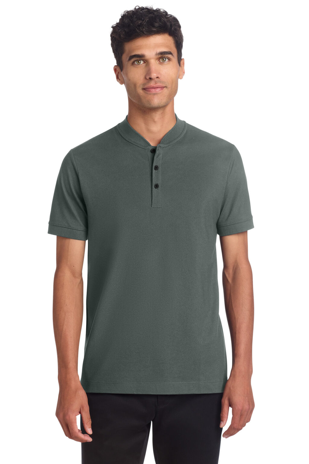 Mercer+Mettle Stretch Pique Henley MM1008 – Henry Community Health ...